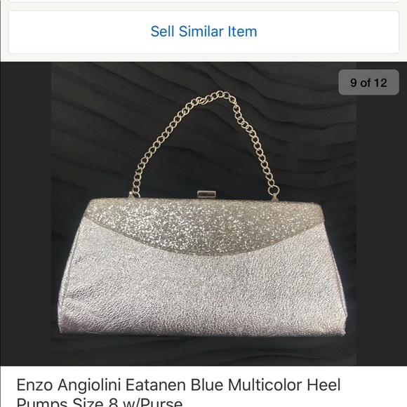 Enzo Angiolini | Shoes | Enzo Angiolini Silver Sparkling Platform | Poshmark